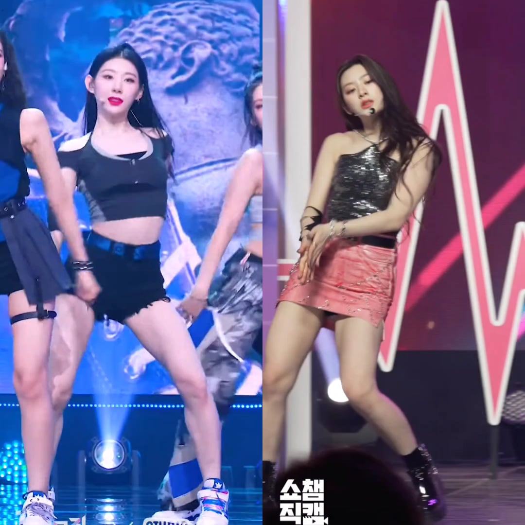 Itzy Chaeryeong Vs Stayc Seeun (WHO HAS THE THICKEST THIGHS) - KPOP NSFW