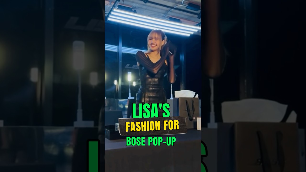 Lisa’s Fashion For Bose Pop-Up #lisa #shorts #kpop - KPOP NSFW