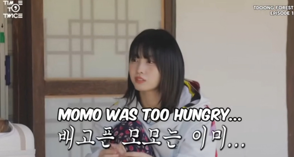 Momo Eating Raw Bacon on Time to Twice - KPOP NSFW
